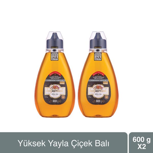 Balparmak Çıtkapak Yüksek Yayla Çiçek Balı (Özel Seçim) 600 g x 2 Adet ...