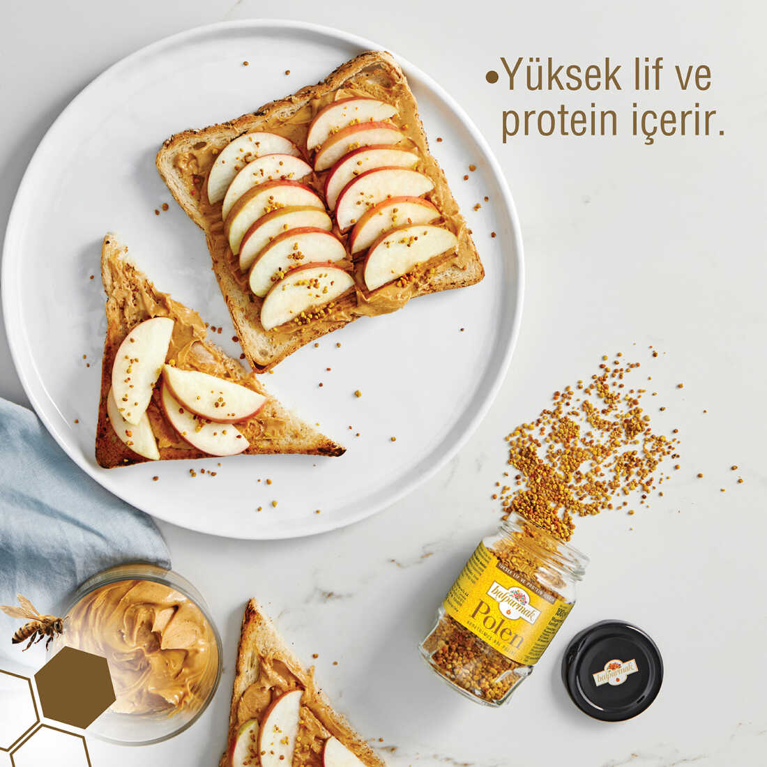 Balparmak Doğal Arı Poleni 100 g POLEN Balparmak Kavanoz